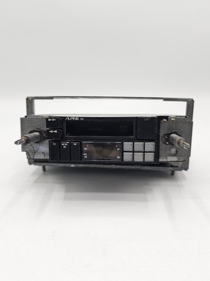Vintage Alpine 7162 2 Knob Car Audio Stereo Cassette Ferrari Lambo BMW ...