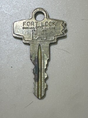Vintage Factory FORT LOCK Key #1029 | eBay