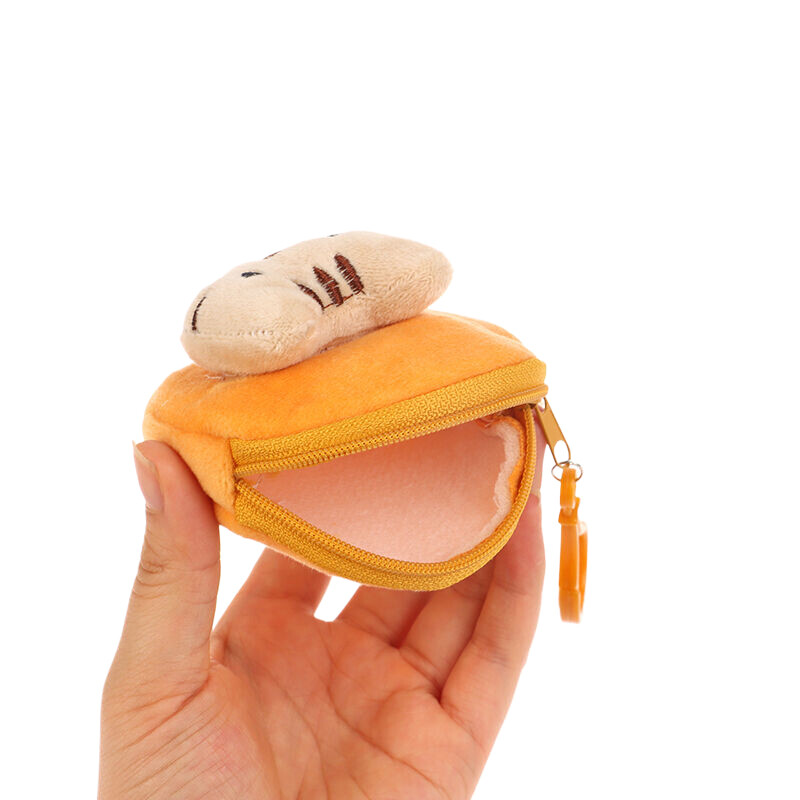 Cute Cat Fish Coin Purse Plush Animal Wallet For Women Kids Zipper Coin ...