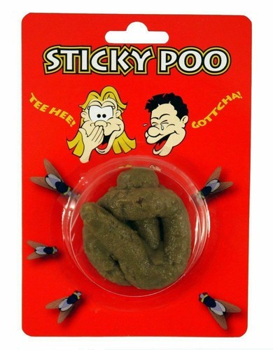 Sticky Soft Fake Dog Poo Realistic Turd Novelty Practical Joke Prank ...
