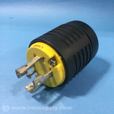 Pass & Seymour L1630-P Electrical Twist-Lock Cable Plug, 30A 480V FNIP ...