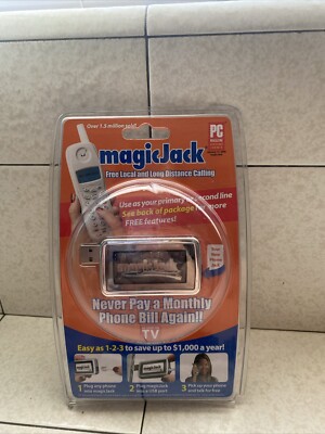 MAGIC JACK Telephone System NEW Local Long Distance Calling 430-0302 ...