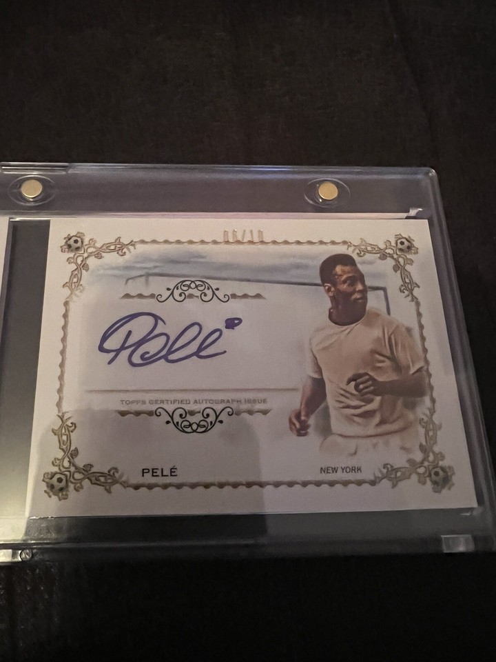 Topps Allen & Ginter 2017 Cristiano Ronaldo Pele Dual Auto Booklet /10 ...