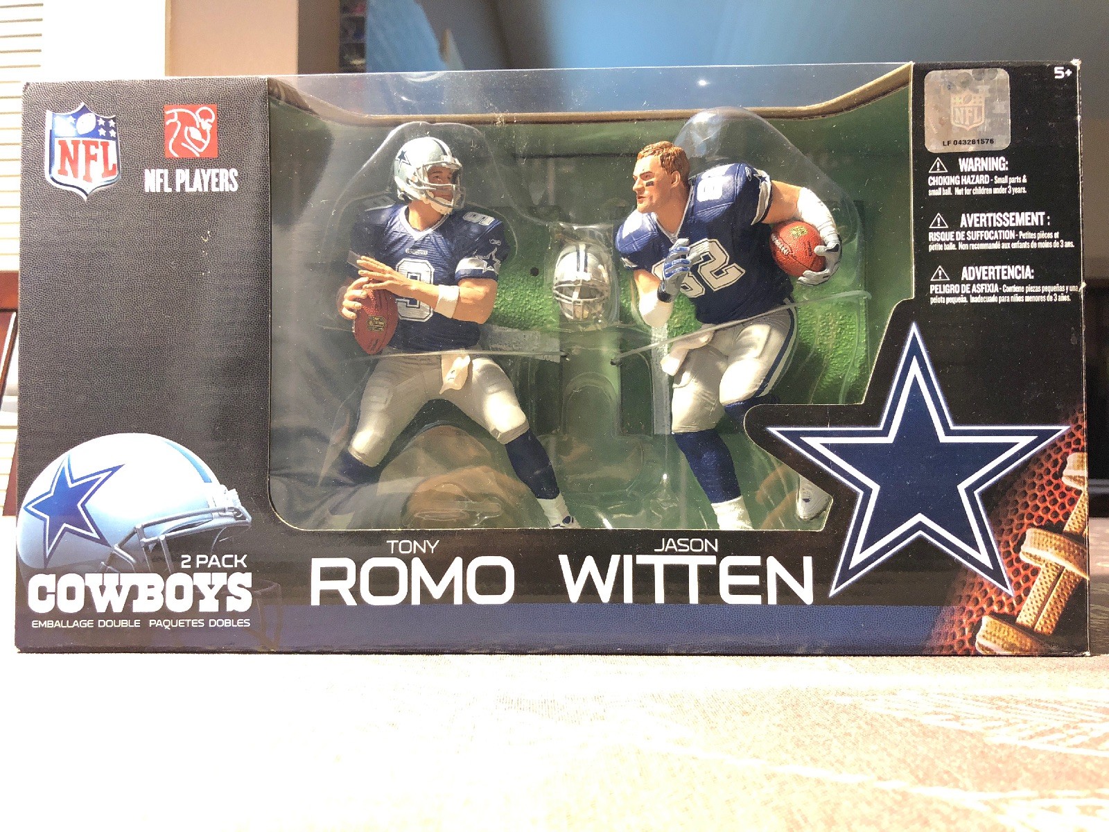 NFL Jason Witten & Tony Romo COWBOYS Action Figure 2Pack McFarlane Toys ...