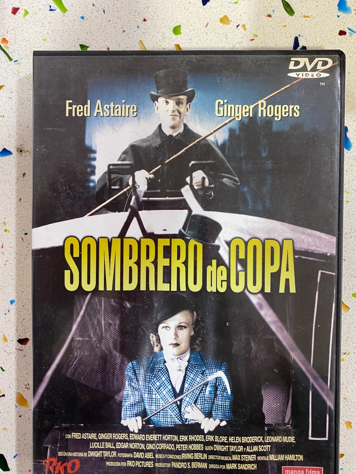 Top Hat DVD Fred Astaire Ginger Rogers - Spanish English | eBay