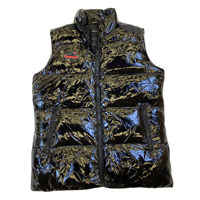Reason Brand 100% AUTHENTIC Mens Vest Sleeveless Puffer Jacket black ...