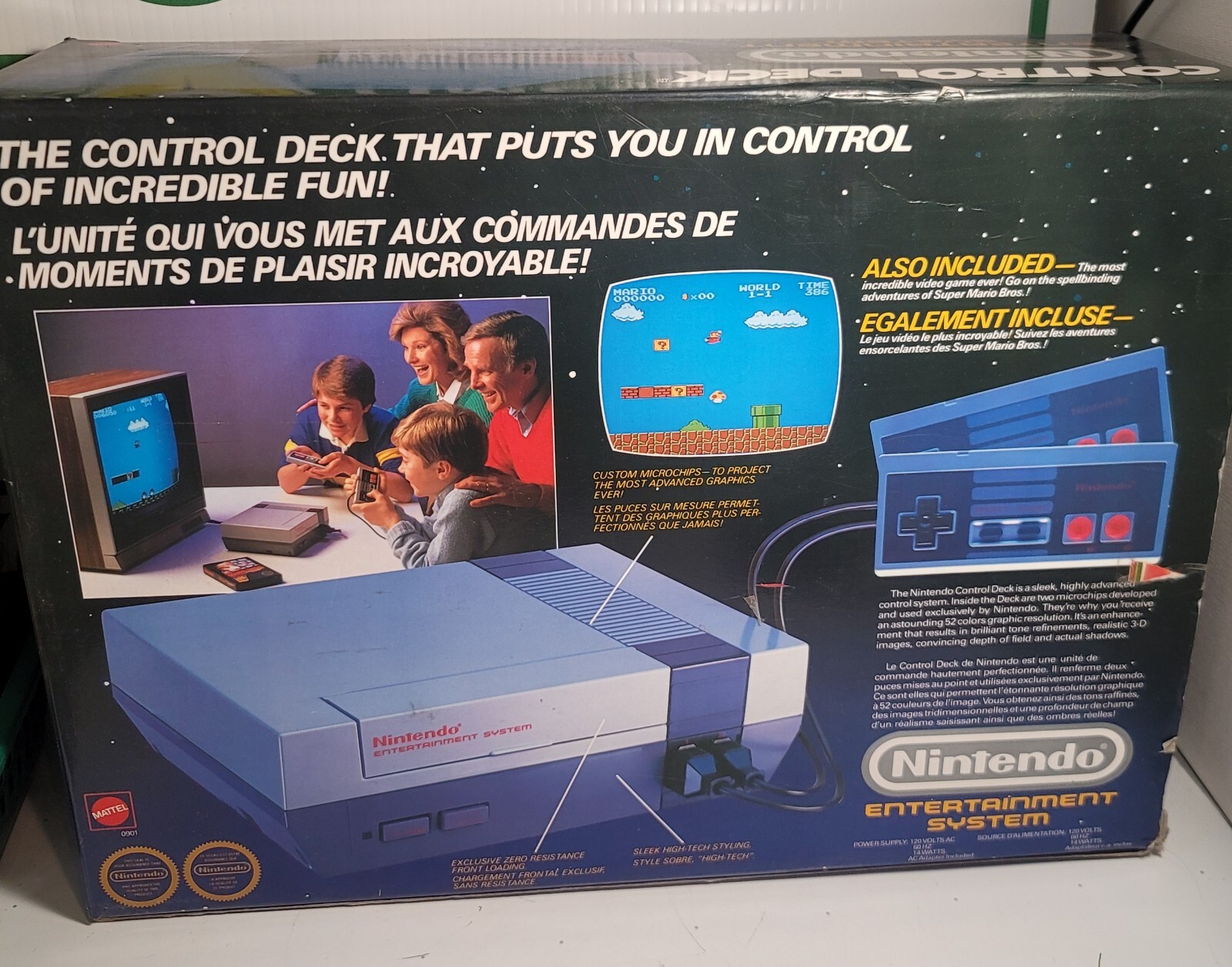 Nintendo Entertainment System NES Console - Gray (NES-001) for sale ...