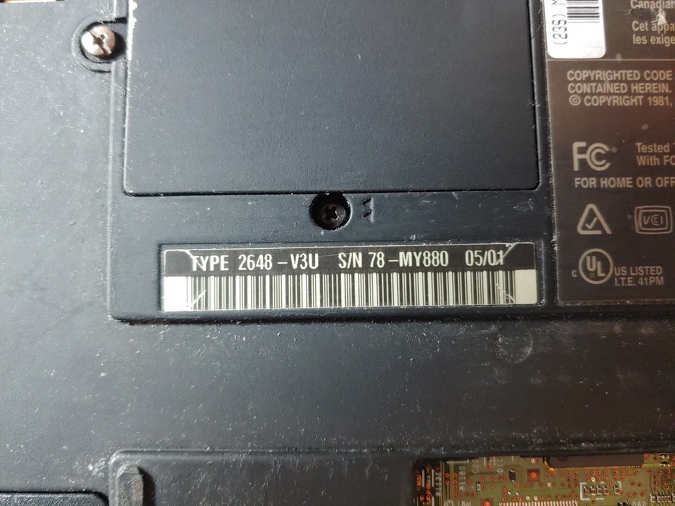 IBM Thinkpad T21 | eBay