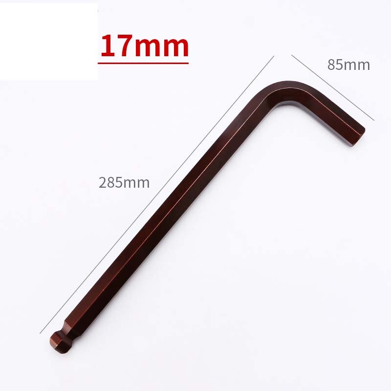 Alloy Steel Long Arm Allen Key Ball Point End Hex Wrench L Shape 1.5 ...