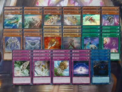 YuGiOH Tournament Ready To Play Qliphort Deck 43 Cards Scout Disk M ...