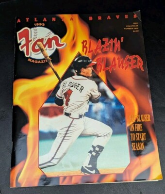 VINTAGE BASEBALL FAN MAGAZINE 1993 ATLANTA BRAVES Volume 28 #2 | eBay