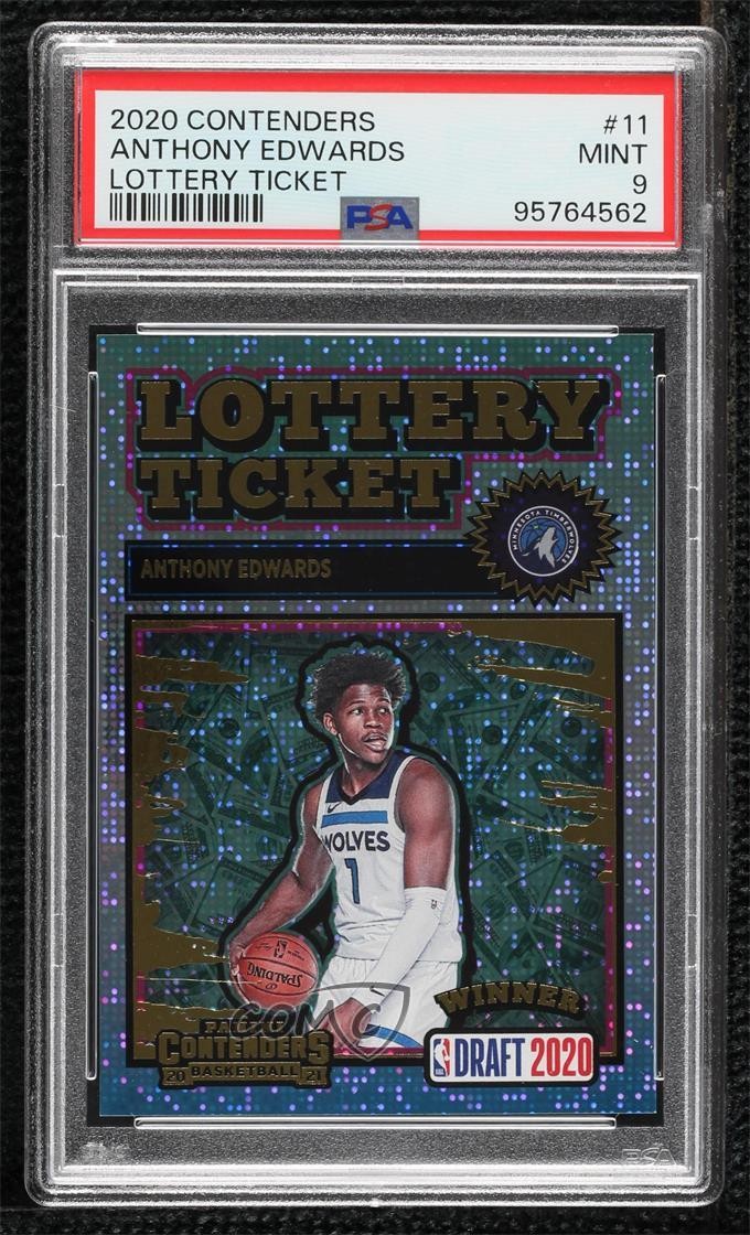 2020-21 Panini Contenders - Lottery Ticket Anthony Edwards #11 (RC) for ...