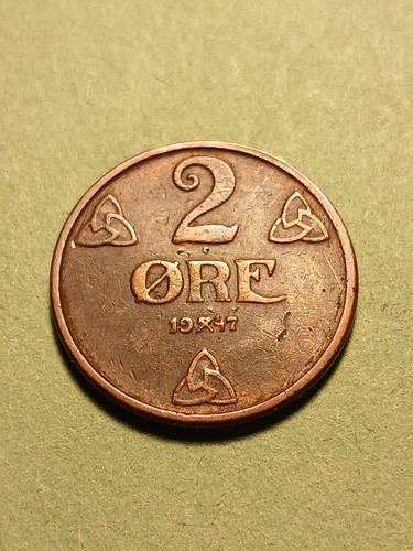 1947 2 ORE NORWAY COIN | eBay
