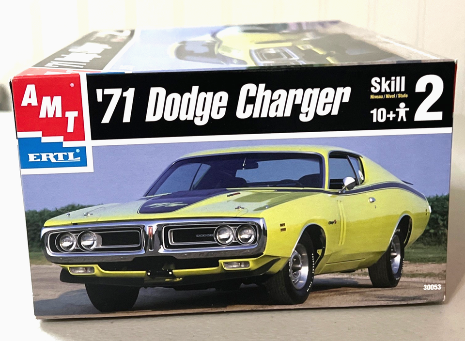AMT ERTL 1971 Dodge Charger '71 Model Car Kit 1:25 #30053 | eBay