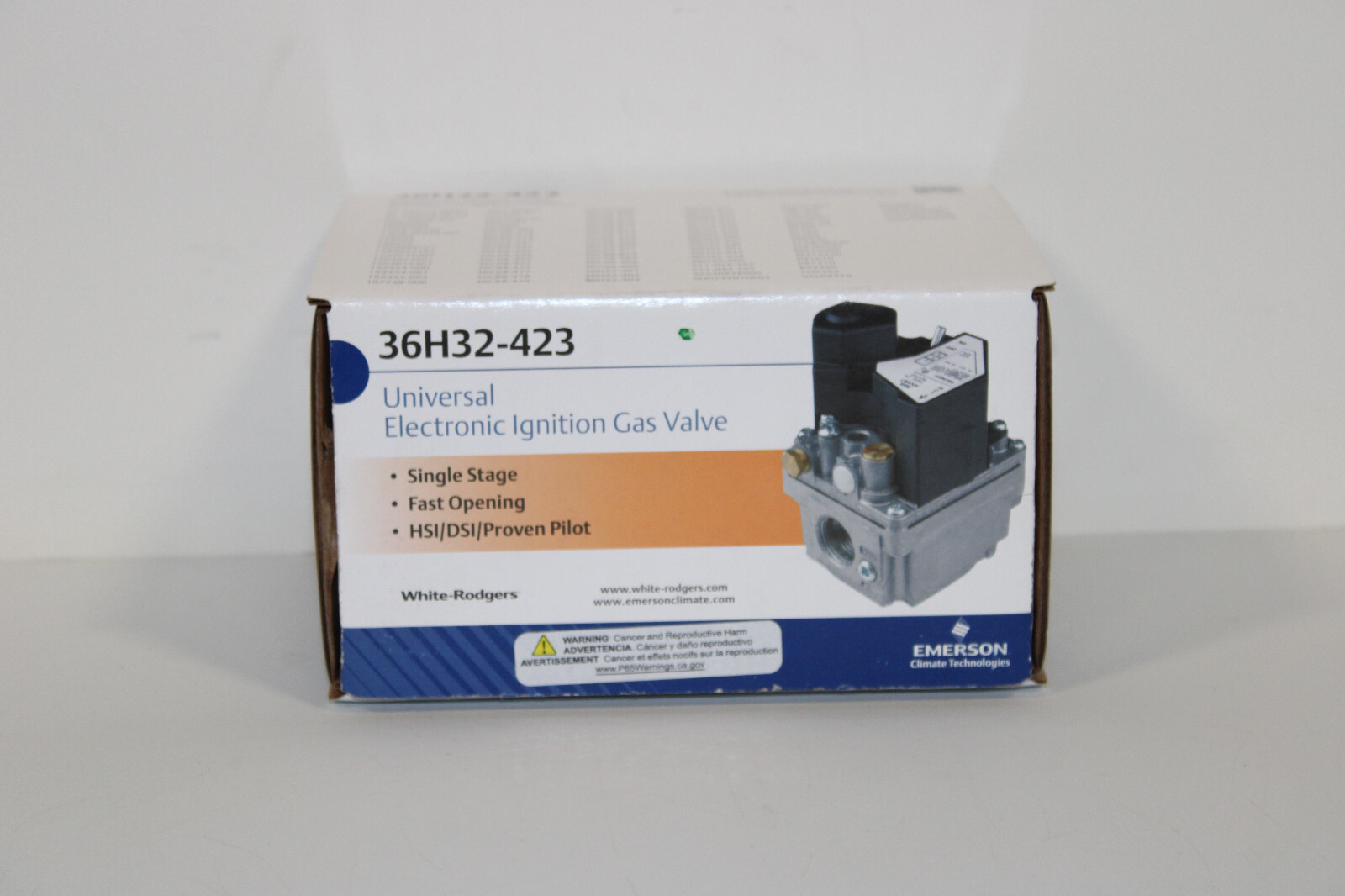 White-Rodgers+36H32-423+1-Stage+Fast+Opening+Gas+Valve+with+Reducer ...