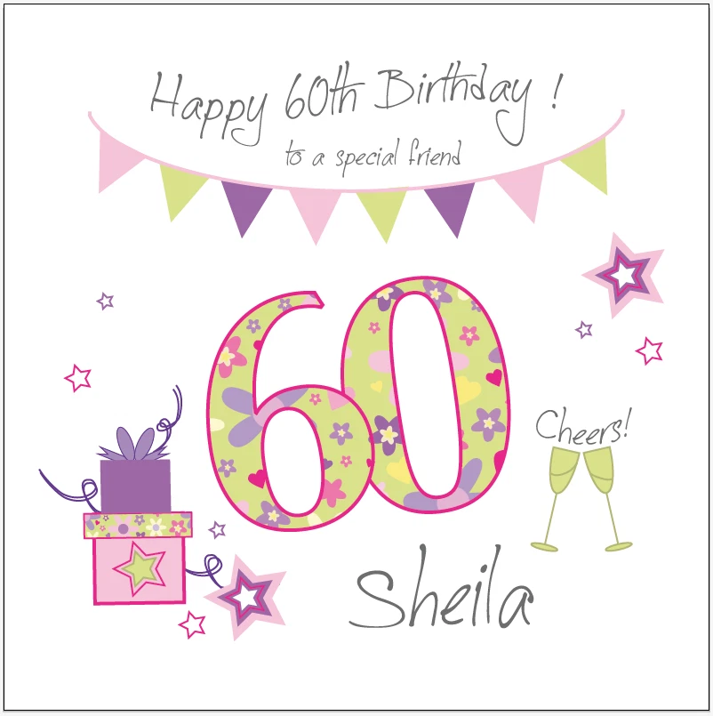Happy 60th Birthday Sister