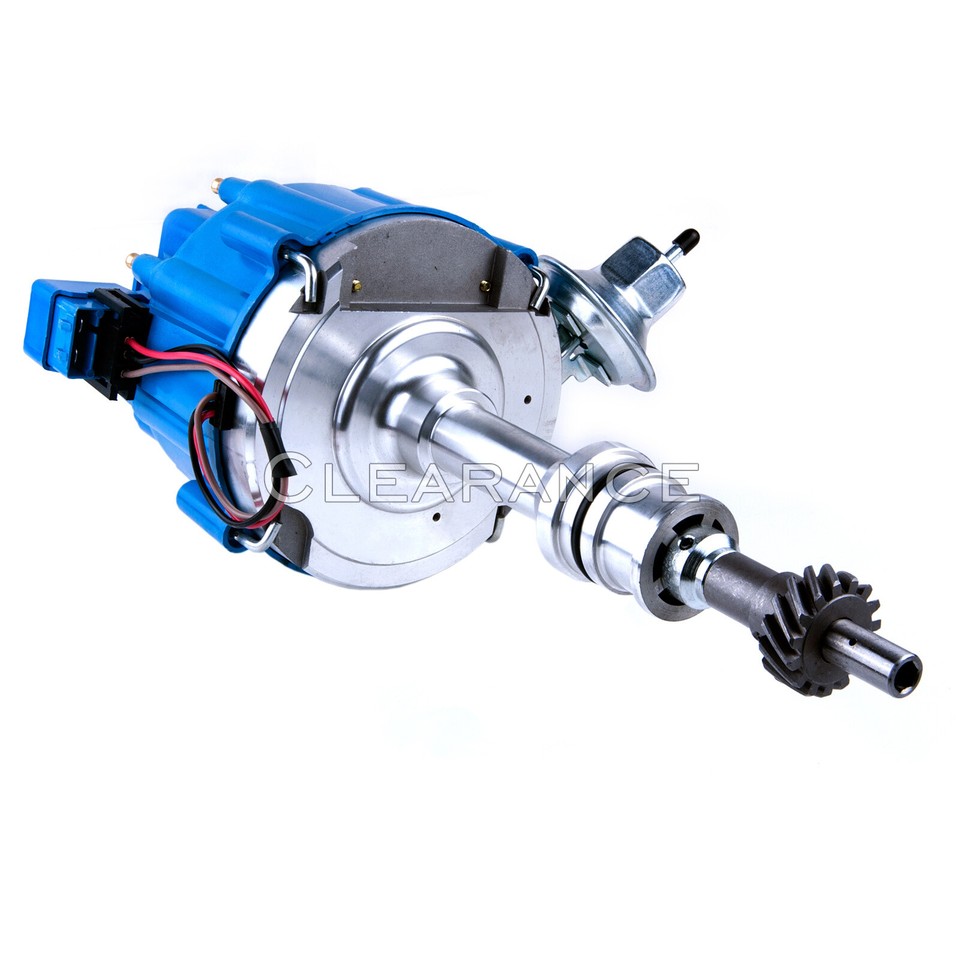 Performance HEI Ignition Distributor w/Cap & Rotor and Spark plug Wire ...