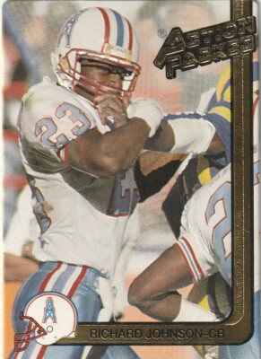 FREE SHIPPING-MINT-1991 Action Packed Richard Johnson #95 -PLUS OILERS ...