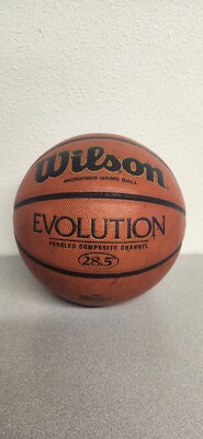 Wilson Evolution Basketball 28.5" NFHS Microfiber Composite Indoor Game ...