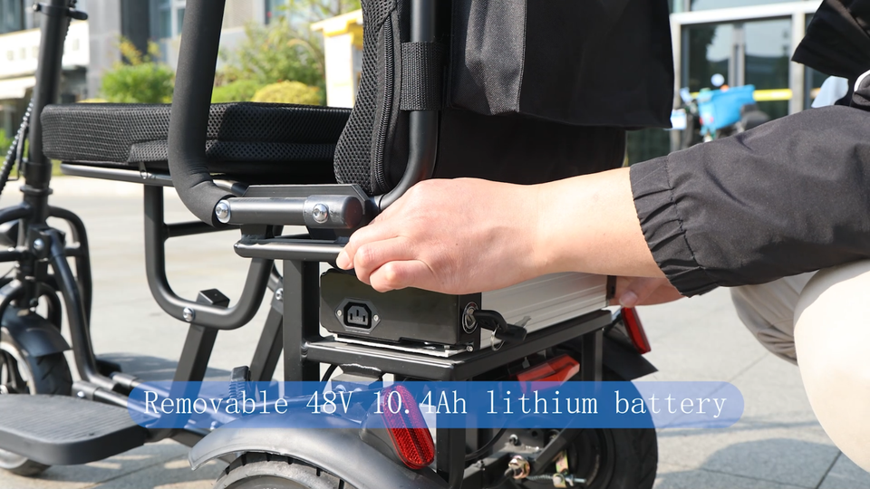 TopMate Electric Scooter 3 Wheel Power Mobility Scooter for Adult ...