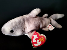 Finn the Shark - Retail Version - Beanie Babies - Beaniepedia