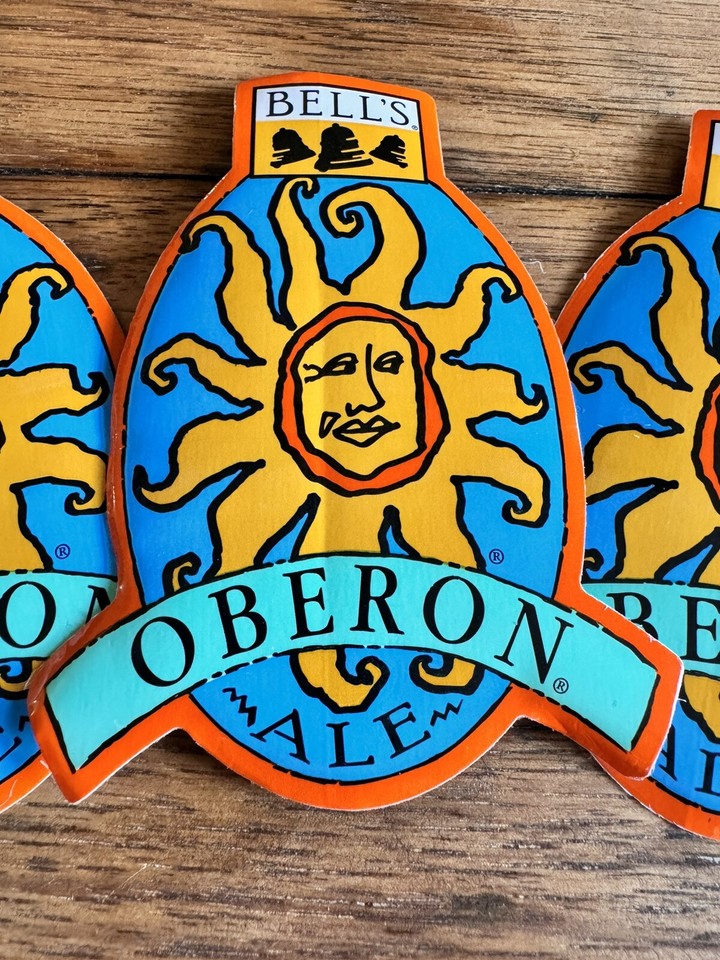 3 Bell's Brewery Oberon Ale Craft Beer Stickers Decals | eBay