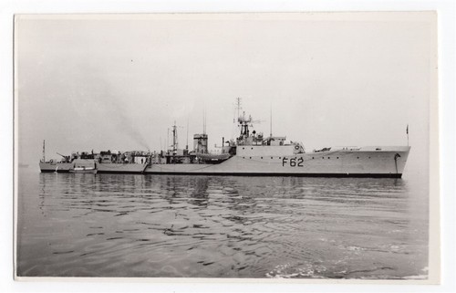 1958 British Type 14 Frigate F62 HMS Pellew Original Real Photo | eBay