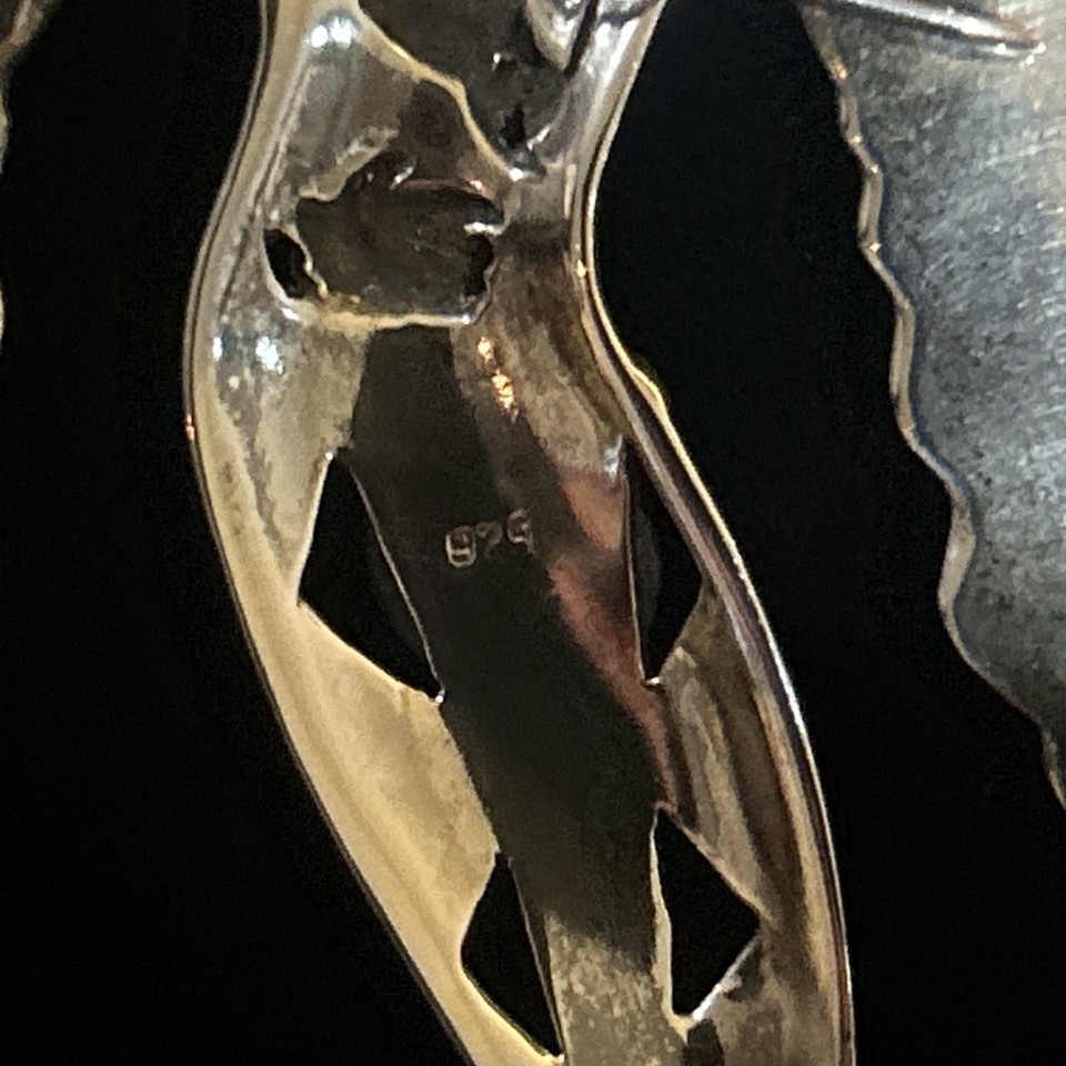 Vintage Sterling Silver Peridot, Blue Topaz & Amethyst Angel Brooch | eBay