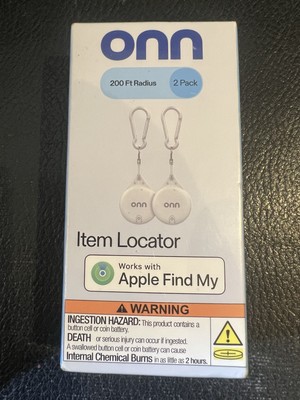 Onn 2 Pack Item Locator For Apple Devices | eBay