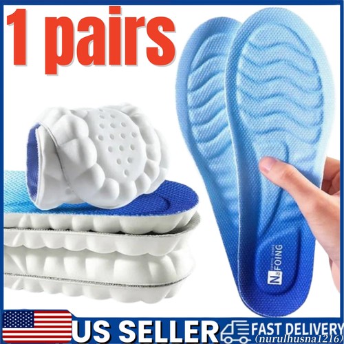 1Pair Breathable 4D CLOUD TECHNOLOGY Insole Hiking Trainer Inner Soles ...