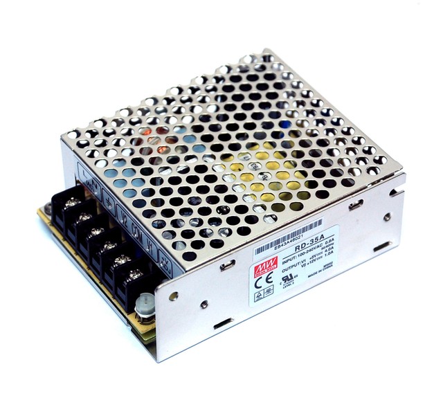 Mean Well Rd-35a AC to DC Power Supply Dual Output Enclosed Switching ...