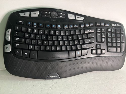 Logitech K350 wireless Wave eronomic keyboard | eBay