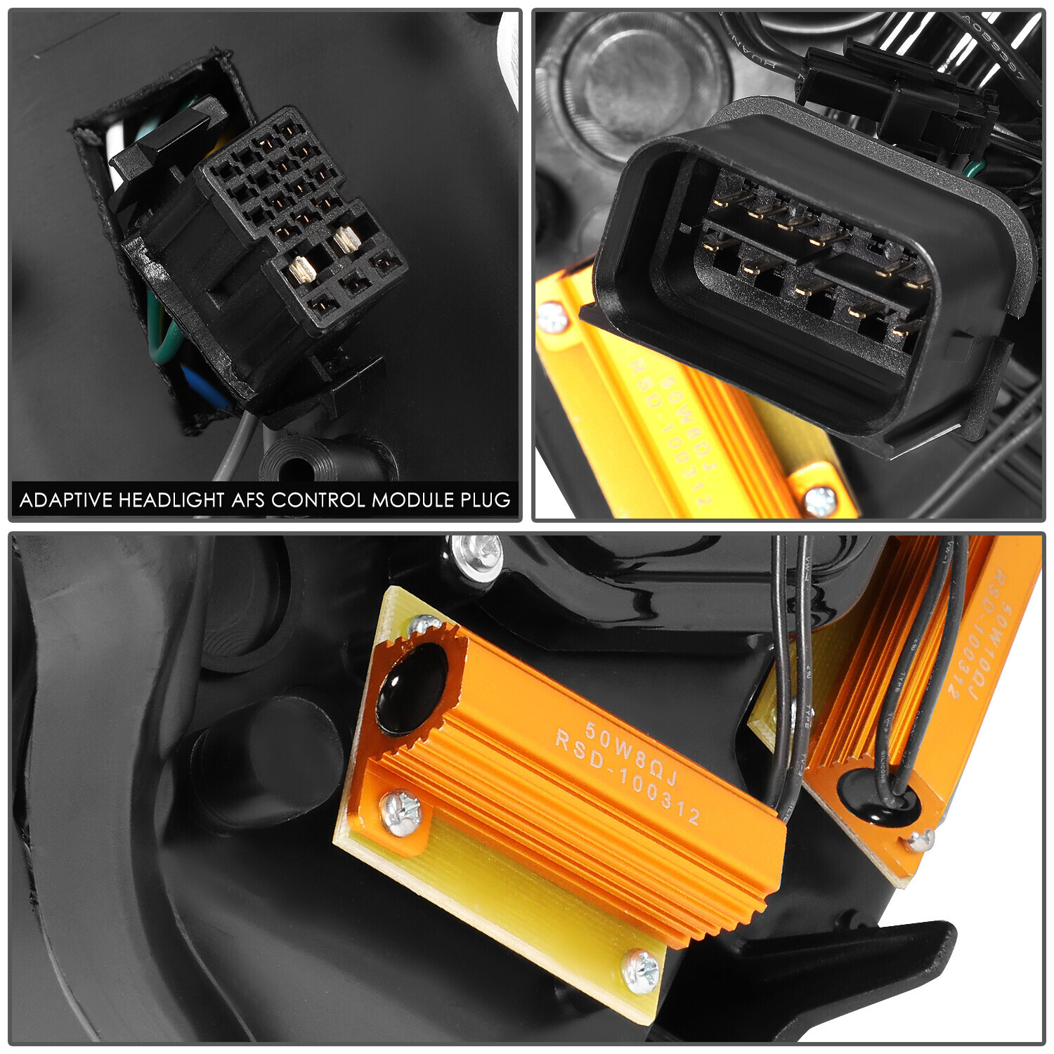 For 2008-2010 BMW E60 528i 535i xi M5 3D LED DRL HID Projector ...