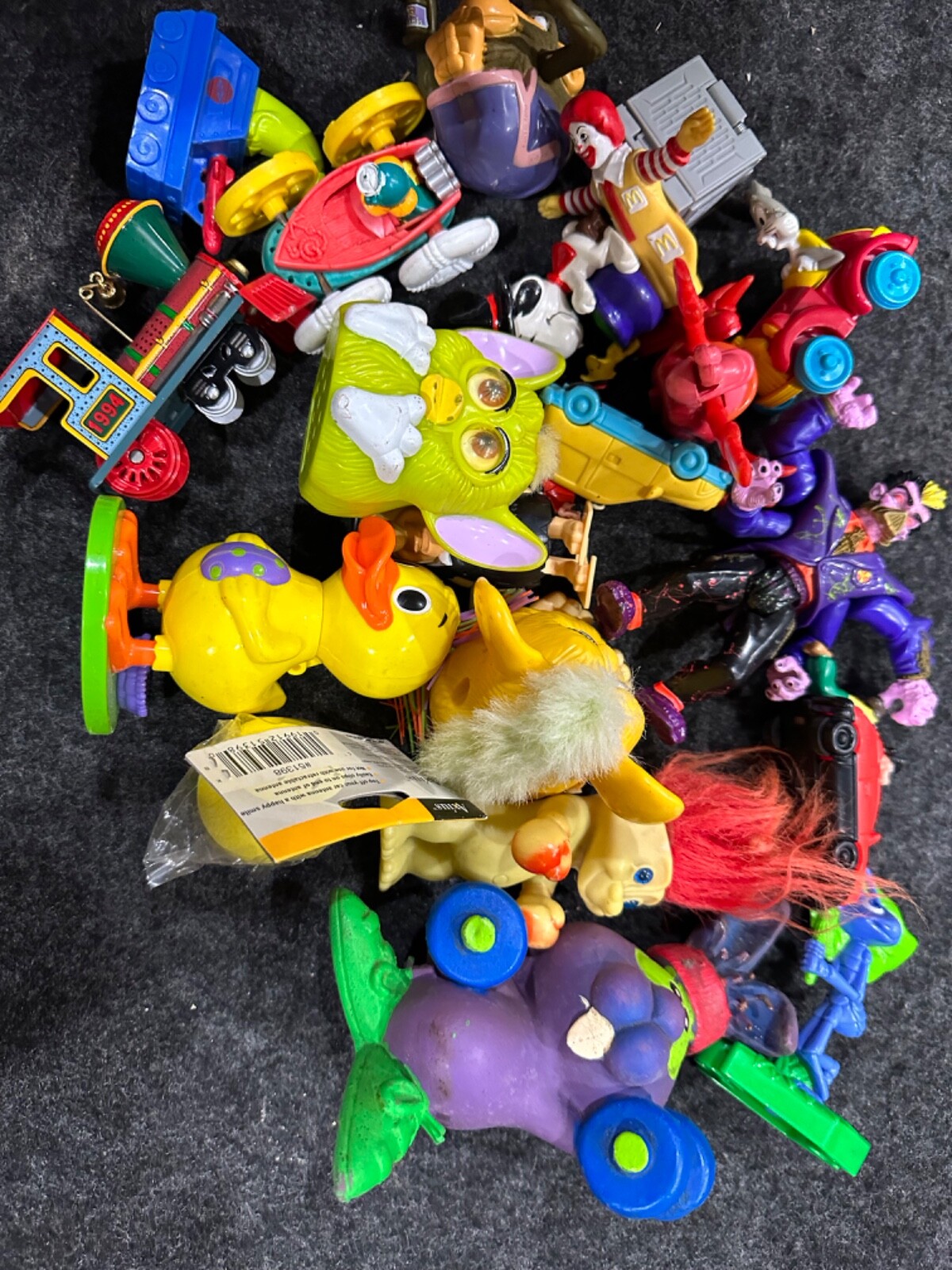 Authentic toy lot Gremlin VTg Ronald McDonald train 1990s early 00s ...