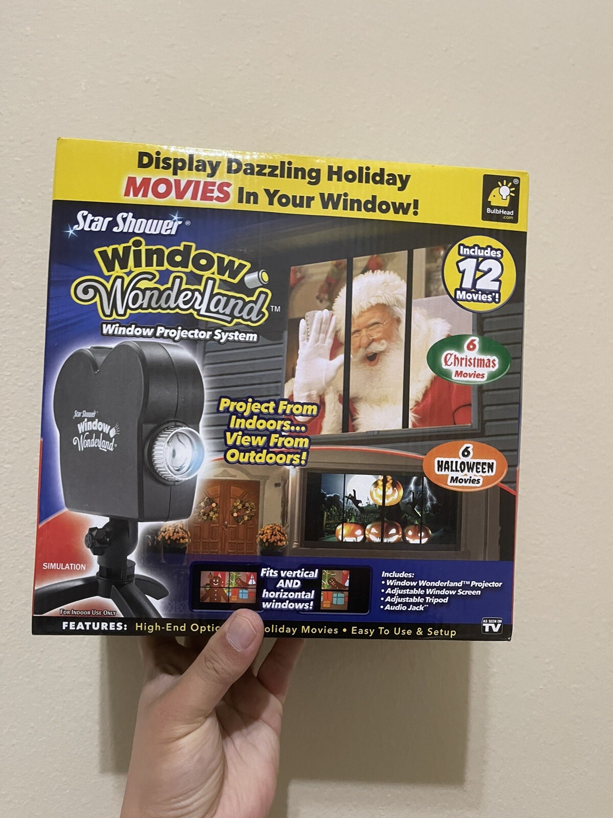 Star Shower Window Wonderland Projector, Halloween & Christmas Movies ...