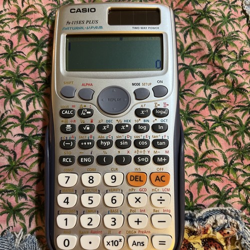 Casio FX-115ES PLUS Scientific Calculator with Case Solar Powered ...