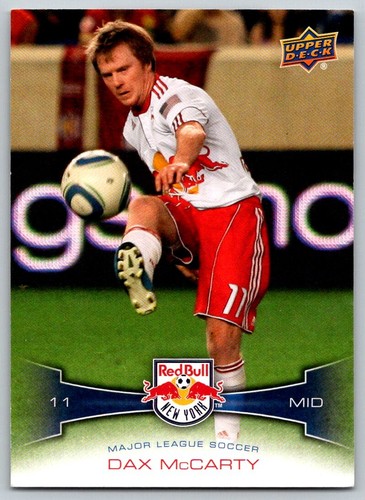 2012 Upper Deck MLS Soccer Card Dax McCarty #97 New York Red Bulls | eBay