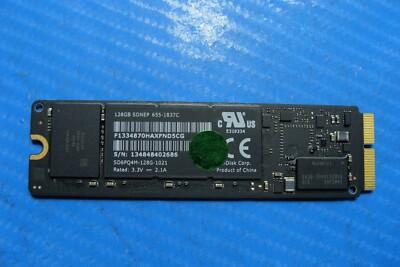 MacBook Air A1466 SanDisk 128Gb 12+16 Ssd 655-1837c SD6PQ4M-128G-1021 ...