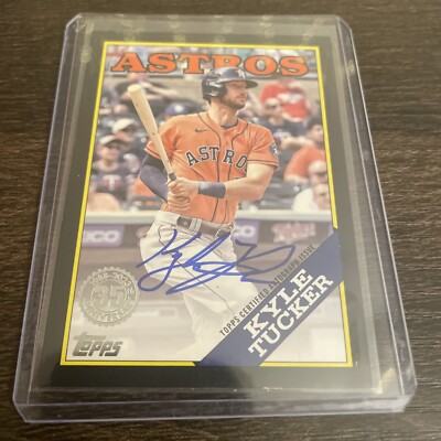 2023 Topps Series 2 Kyle Tucker Black Border On-Card Auto 83/99 Houston ...