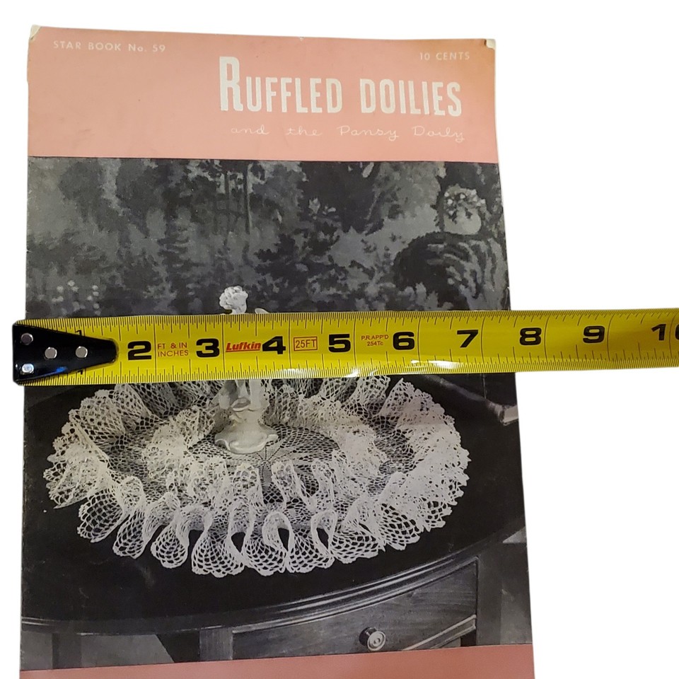 Vintage 1948 Ruffled Doilies Star Book #59 15 Page Booklet | eBay
