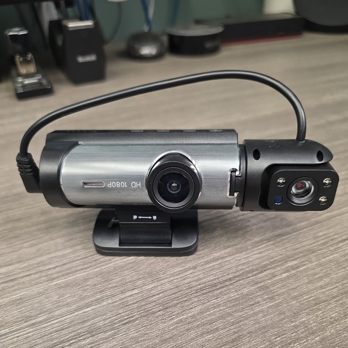 Dash Cam HD 1080P Car Dual Lens Front/Rear/Inside Video Recorder Camera ...