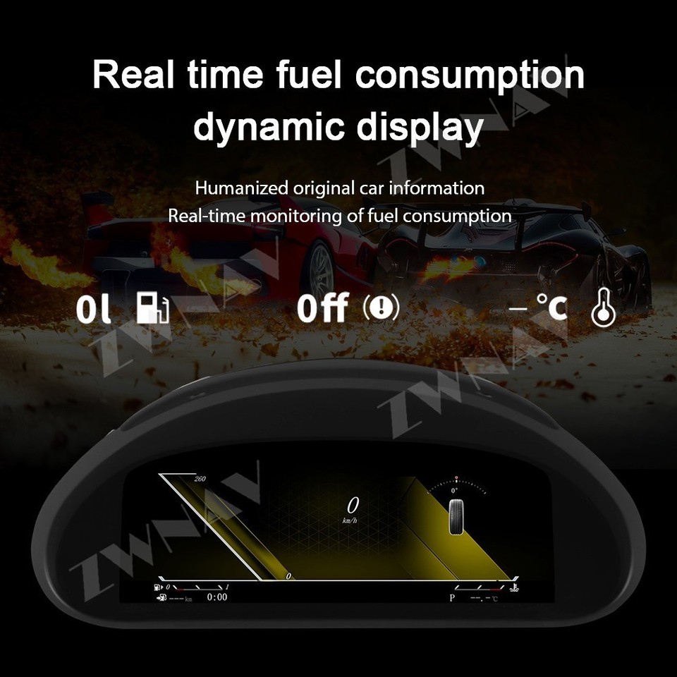 Digital Dashboard Cluster Virtual Cockpit Carplay For BMW 3 Series E46 ...