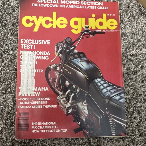 1977 CYCLE GUIDE Motorcycle Magazine VINTAGE November Issue | eBay