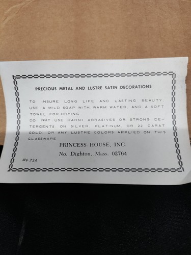 Vintage Princess House #407 Precious Metals Martini Bar set Original ...