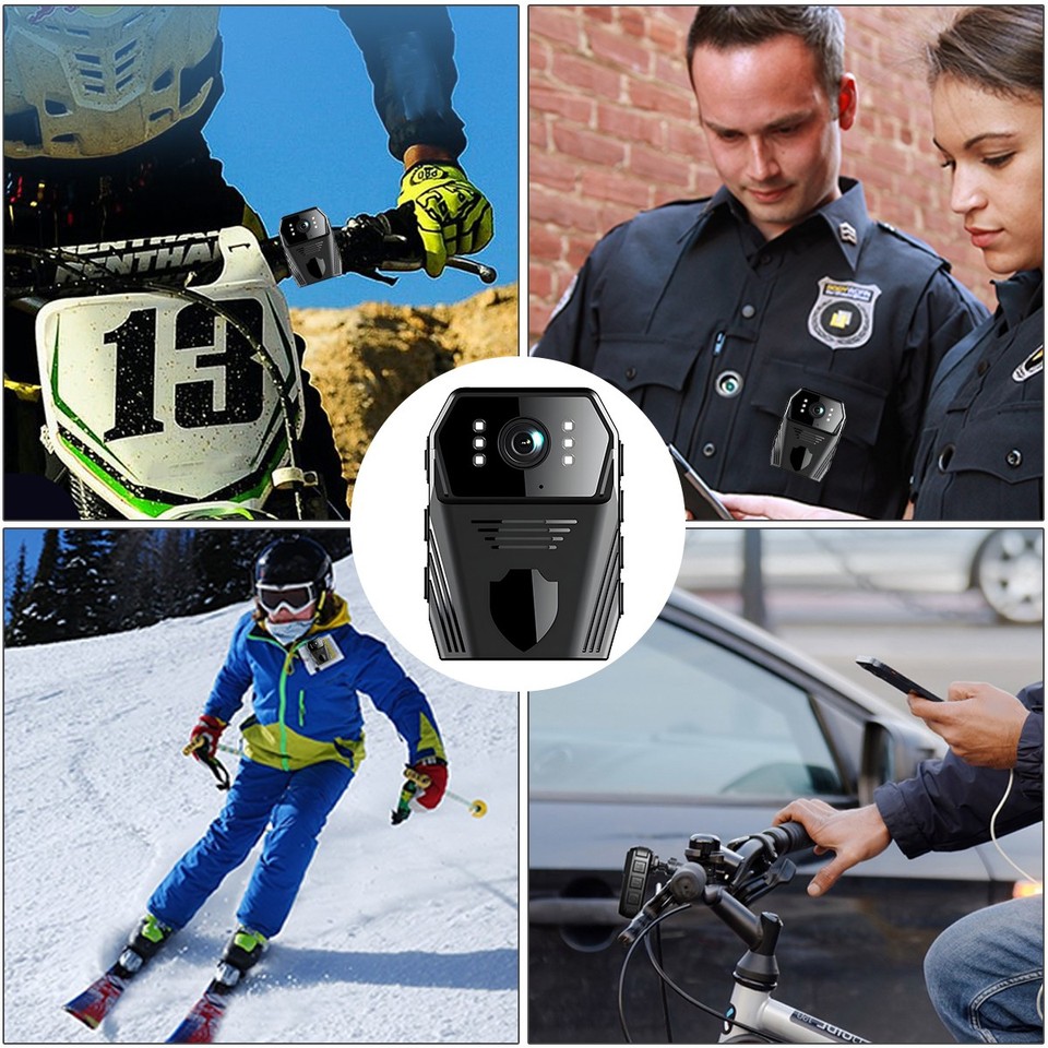 Wifi Mini Camera Camcorder Body Police Cam with Audio Video DVR IR ...