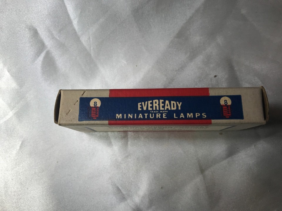 10 - Eveready # 14 Miniature Lamps vintage W/ box See Flashlights Auto ...