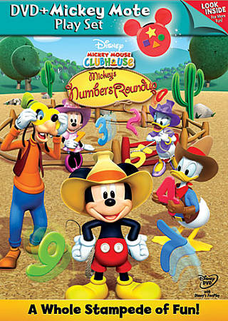 Mickey Mouse Clubhouse: Mickeys Numbers Roundup (DVD, 2010, With Mickey ...