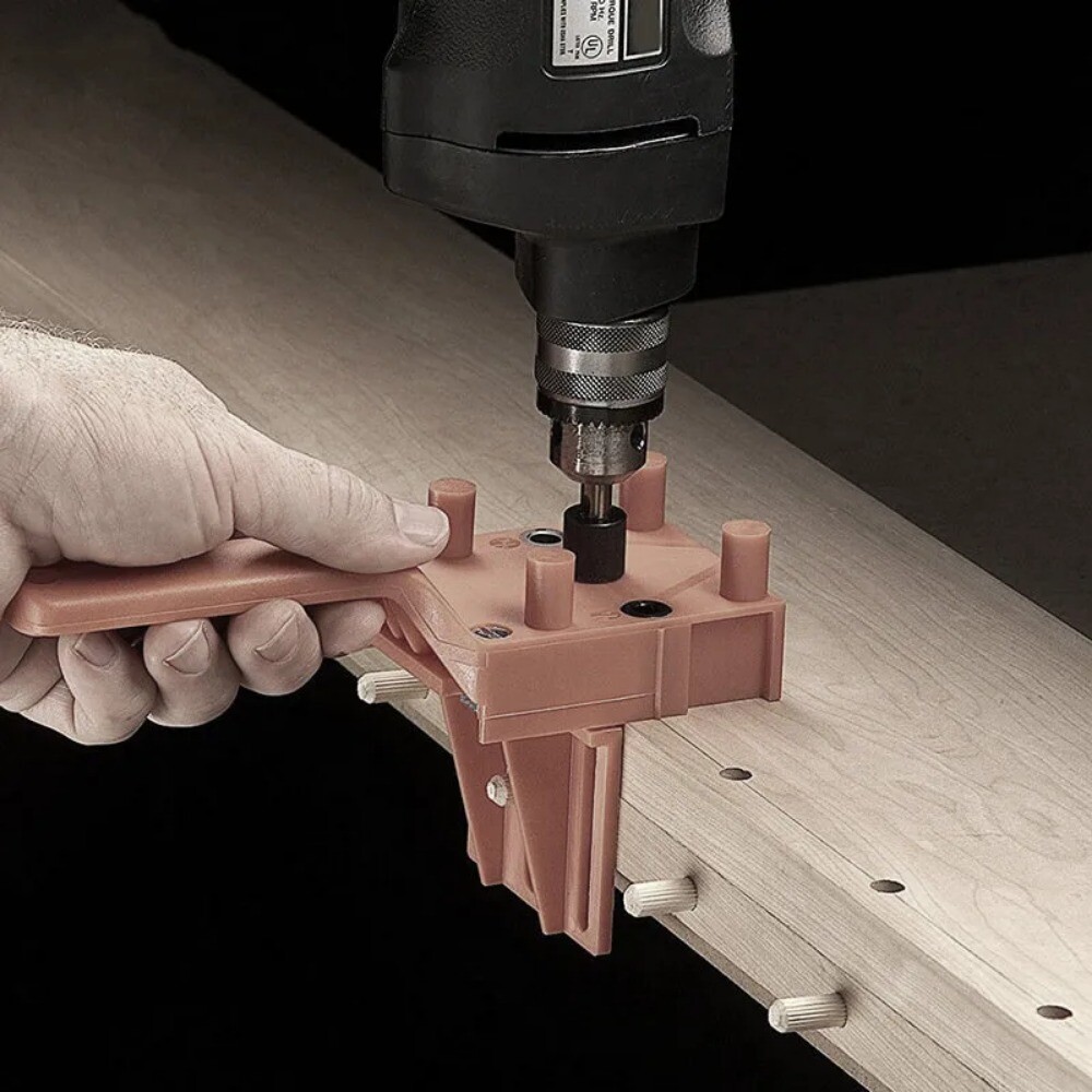 Wood HSS Drill Bits Woodworking Jig ABS Plastic Pocket Hole Jig Drill ...