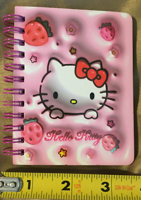 HELLO KITTY MINI SPIRAL MULTI-COLOR PAGES NOTEBOOK!! CUTE! | eBay