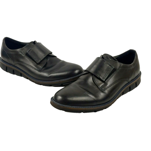 Ecco Jeremy Men’s Size EU 45 ( US 11-11.5 ) Black Leather Loafer Shoes ...